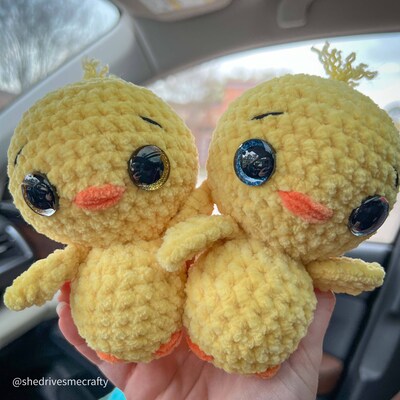 PATTERN: Plush Chirp the Chick Pattern Amigurumi Chunky Chick Pattern ...