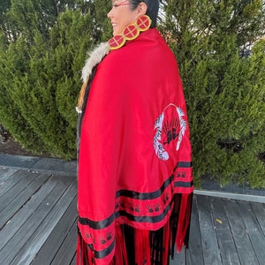 Embroidered MMIW Ribbon Shawl | Etsy