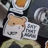 Hamster With Knife Sticker Funny Meme Sticker Cute Laptop Sticker Gifts ...