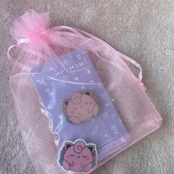 Plumpy Puff Hard Enamel Lapel Pin - Etsy