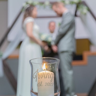 Unity Candle Holder Set Unity Ceremony Wedding Gift Union Ceremony ...