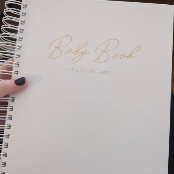 Baby Book | Personalized Baby Book | Baby Memory Book | Baby Shower ...