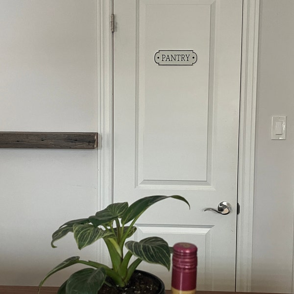 Pantry Door Sign Cast Iron Pantry Kitchen Plaque - Etsy