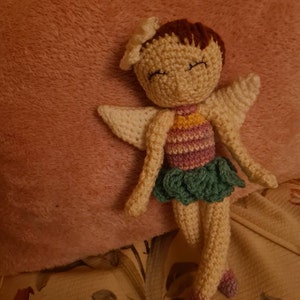 10 TINY FAIRIES Toy Knitting Pattern, 4 10cm Fairy Knitting Pattern ...