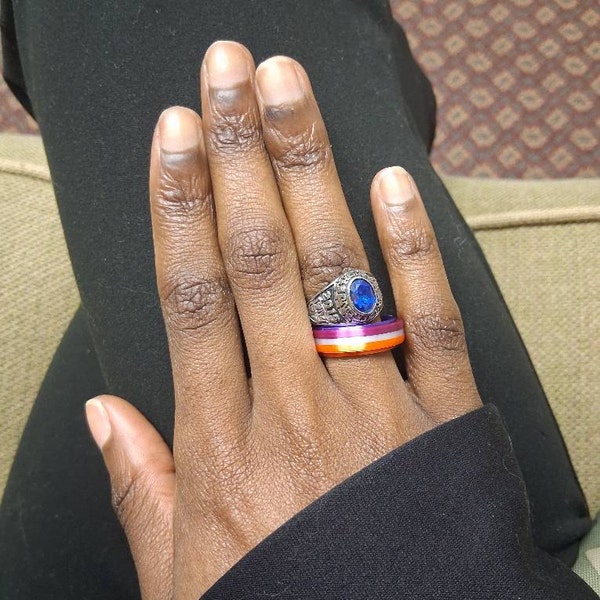 LGBTQ+ Fidget Rings, Pride Flag Fidget Rings, Pride Month, LGBTQ+ Flag ...