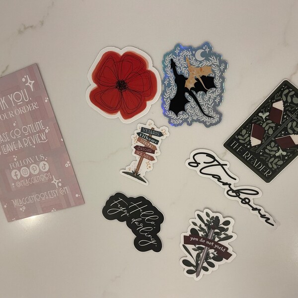 Hello Feyre Darling Waterproof Sticker A Court of Thornes and Roses ...