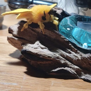 Rosey Maple Moth, Moth Figurine, Decoration, Needle Felted, Realistic ...