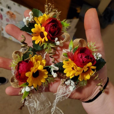 Sunflower Boutonniere for Wedding, Sunflower Boutineer, Sunflower ...