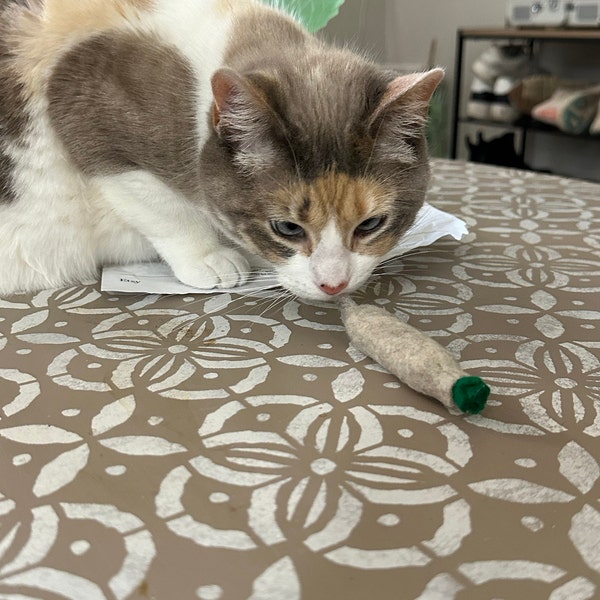 Cat Toys - Felt Catnip Joints - Set of 3 - Available in Catnip ...