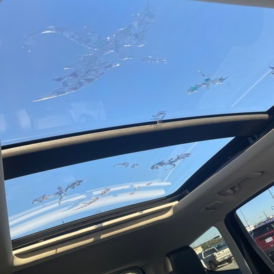 Lotus Flower Window Gems Static Window Clings Alert Birds to Windows ...