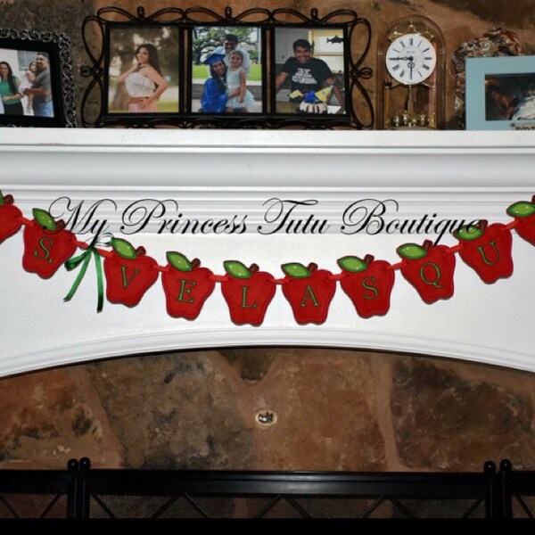Apple Banner ITH Project Applique Machine Embroidery Design Patterns ...