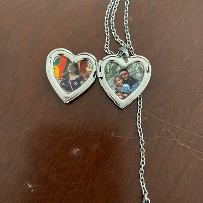 Heart Locket Prints,photo Resize for Locket,locket Photo Print Heart ...