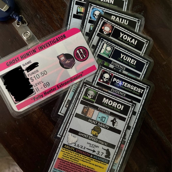 Phasmophobia PHOTO ID BADGE - Custom Tags - Holiday - Your Personal ...