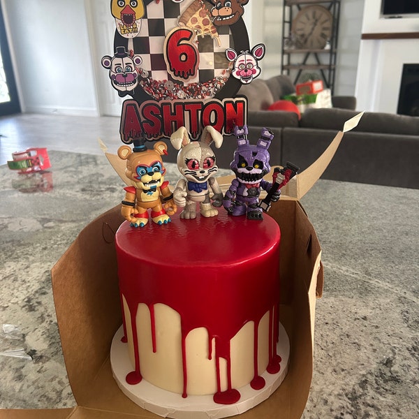 Five Nights at Freddy's Shaker Cake Topper - Etsy