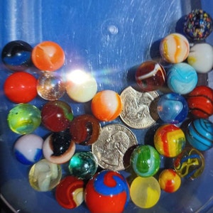 Instant Marble Collection Mega Marbles 25 DIFFERENT Mega Marbles 14mm ...