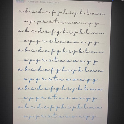 Handwriting Practice Worksheet Bundle Digital Download, Printable ...