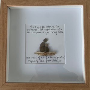 Personalised Birthday Milestone Card for Her Him Pebble Art ...