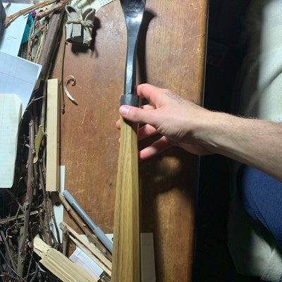 Kuksa Gouge, Small Bowl Gouge, Woodcarving Gouge, Handforged. - Etsy