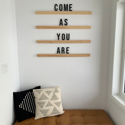 34 Letter Ledge Set - Etsy