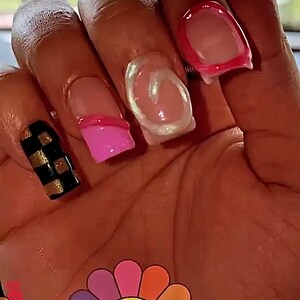 Heat Map Square Press on Nails / 3d Nails / Luxury Press on - Etsy