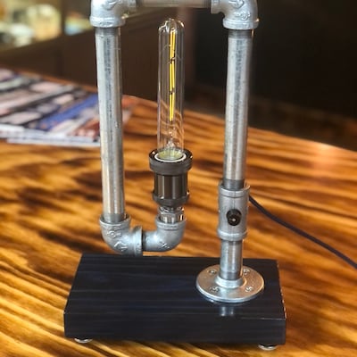 DIY Industrial Lamp Base, DIY Steampunk Lamp Base, Lamp Base, DIY Pipe ...