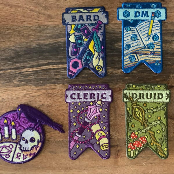 Druid Banner Patch, Dungeons and Dragons Patch, Dnd Patch, Dungeon ...