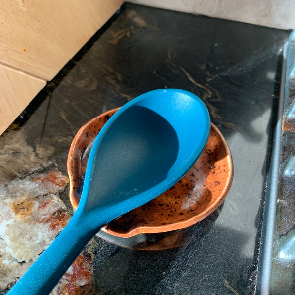 Handmade Ceramic Teaspoon Rest. Little Spoon Rests Made by Hand. - Etsy