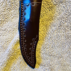 Custom Leather Crossdraw Sheath for Schrade Sharpfinger 152OT - Etsy