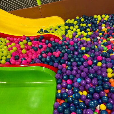 Gray Velvet Ball Pit for Toddler 300 Balls Included - Etsy