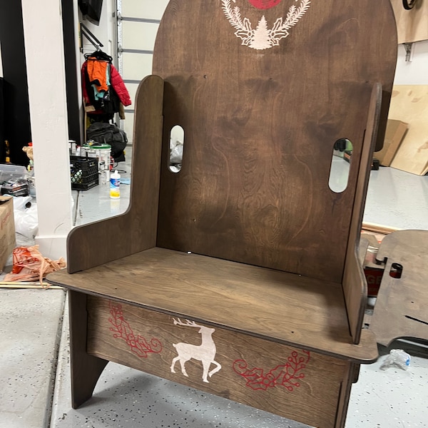 Santa Chair - Lightweight and Portable for Santa - or Anyone - Etsy