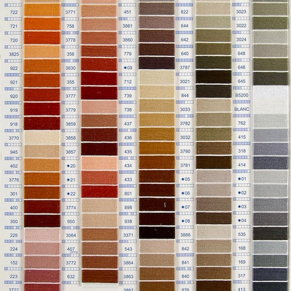 DMC Thread Charts PDF Instant Download | Cross Stitch Chart | Inventory ...