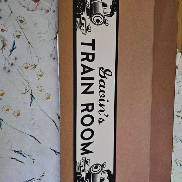 The Train Room Sign, Train Room, Train Wall Decor, Train Rooms, Custom ...