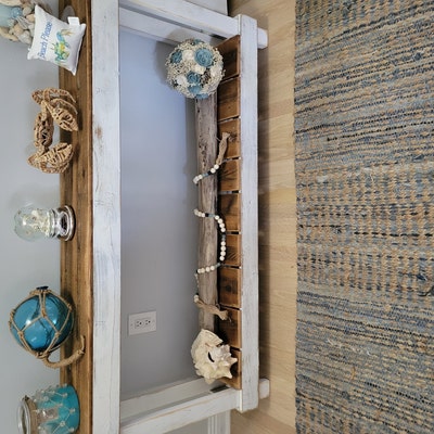 Curtain Tie Backs Aqua Sea Glass Tie Backs Home Accents - Etsy