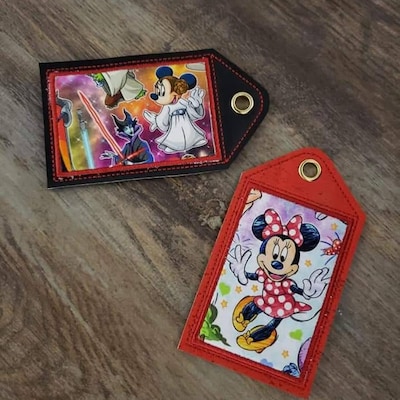 Applique Luggage Tag Embroidery Digital File, Instant Download, Machine ...