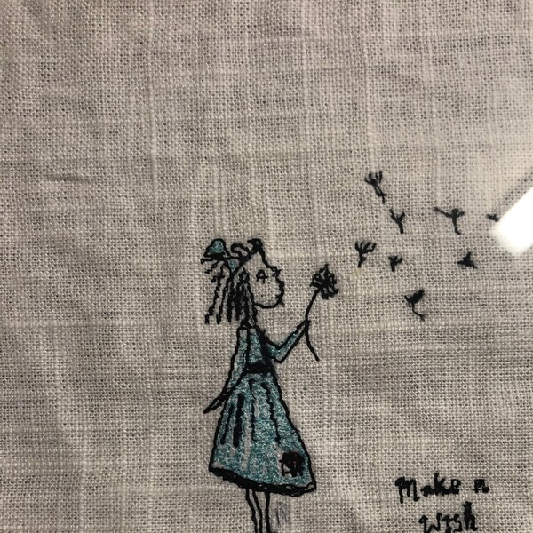 Embroidery Designs MAKE A WISH, Applique Design, Machine Applique ...