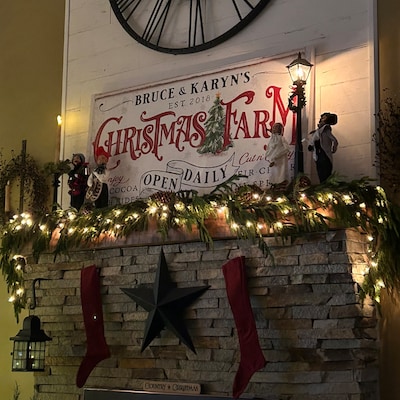 Custom River House Sign Modern Farmhouse Wall Decor Family - Etsy