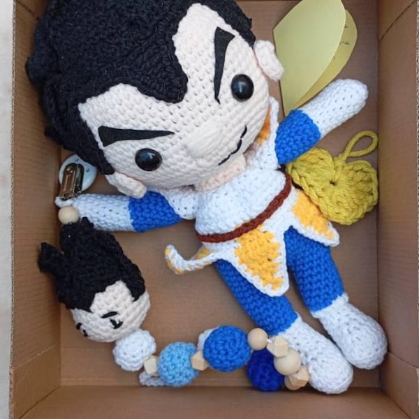 Anime Pattern Amigurumi PDF Vegeta Crochet Pattern Vegeta , Vegeta Doll ...