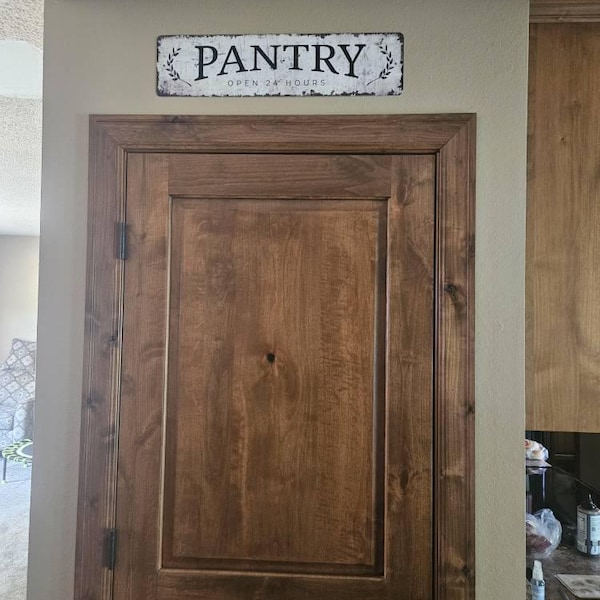 Pantry Sign - Pantry Decor - Pantry Lover Gift - Sign for Pantry - Food ...