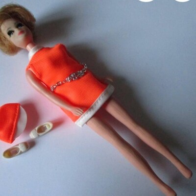 Topper Dawn palitoy Pippa Doll Vintage Handmade Wedding Gown and Veil ...