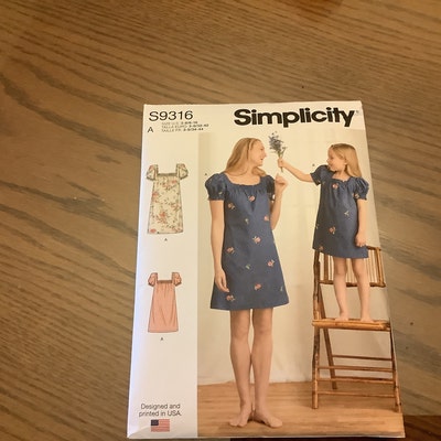 Plus-size Dresses Sewing Pattern Simplicity 8590 Pullover Dresses New and Uncut Pattern - Etsy