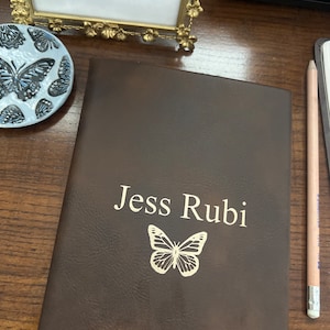 Personalized Leather Journal, Journal With Name, Lined Journal ...