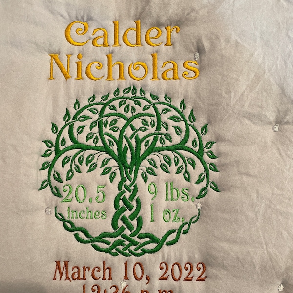 Celtic Tree of Life - Machine Embroidery Design 3 Sizes /tree Machine ...