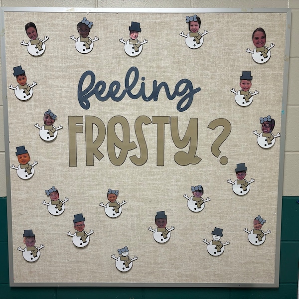 Winter Bulletin Board | Snowmen Bulletin Board | Snowman Bulletin Board ...