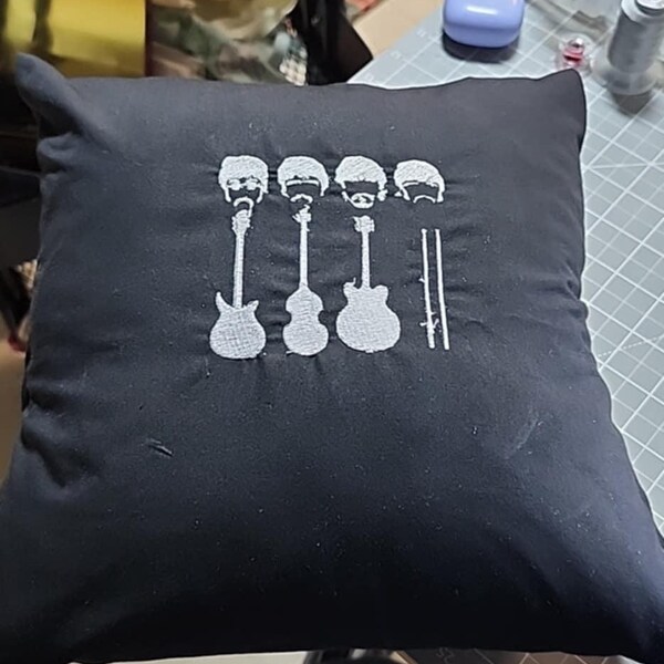 Beatles Band Embroidery Design Beatles Digital Design the Beatles ...