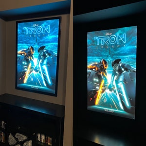 3-PACK Custom LED Light Box Poster Frames Glowbox LLC - Etsy