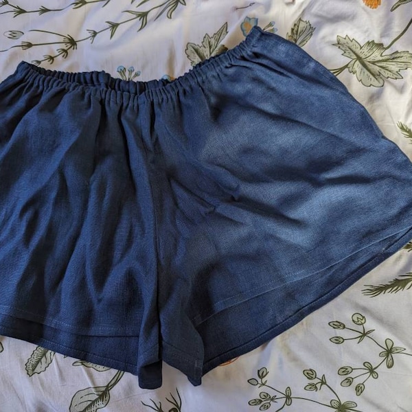 Linen Panties Knickers Midi High Set of 2/ Linen Underwear/flax ...