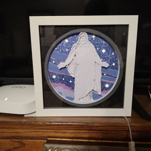 Snowflake Tree 3D Shadow Box - Etsy