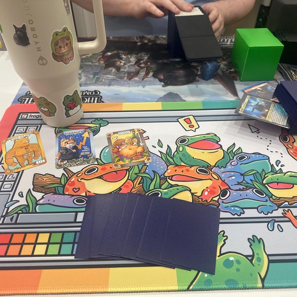 Frogs.jpg Playmat // Deskmat and Mousepad // Accessories for MTG - Etsy
