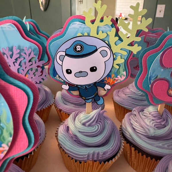 The Octonauts Cupcake Toppers | the Octonauts Toppers | the Octonauts ...