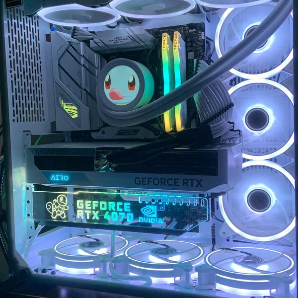 Dreambigbyray Custom Colorful Version Gpu Standing Support Pc Case ...